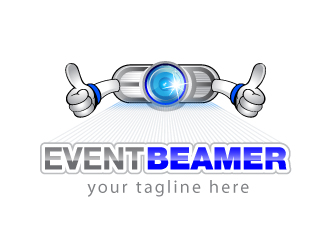 Event Beamer Logo Design - 48hourslogo