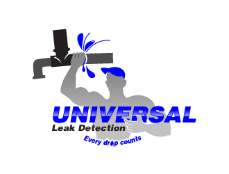 Universal Leak Detection Logo Design - 48hourslogo