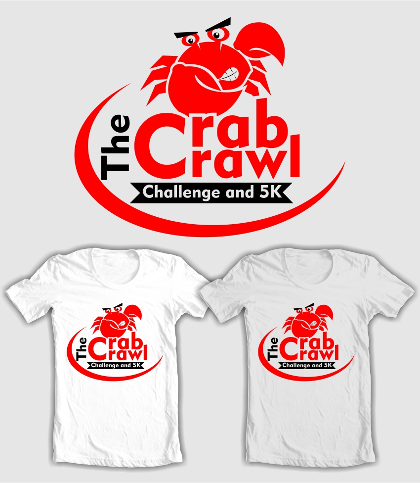 The Crab Crawl Challenge and 5K Logo Design - 48hourslogo