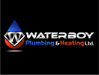 Waterboy Plumbing & Heating Ltd. Logo Design - 48hourslogo