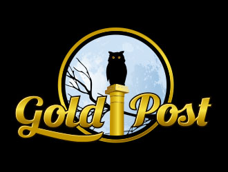 Gold Post Logo Design - 48hourslogo
