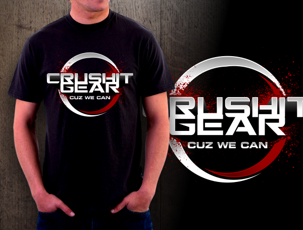 CRUSHiT GEAR Motto Logo Design - 48hourslogo