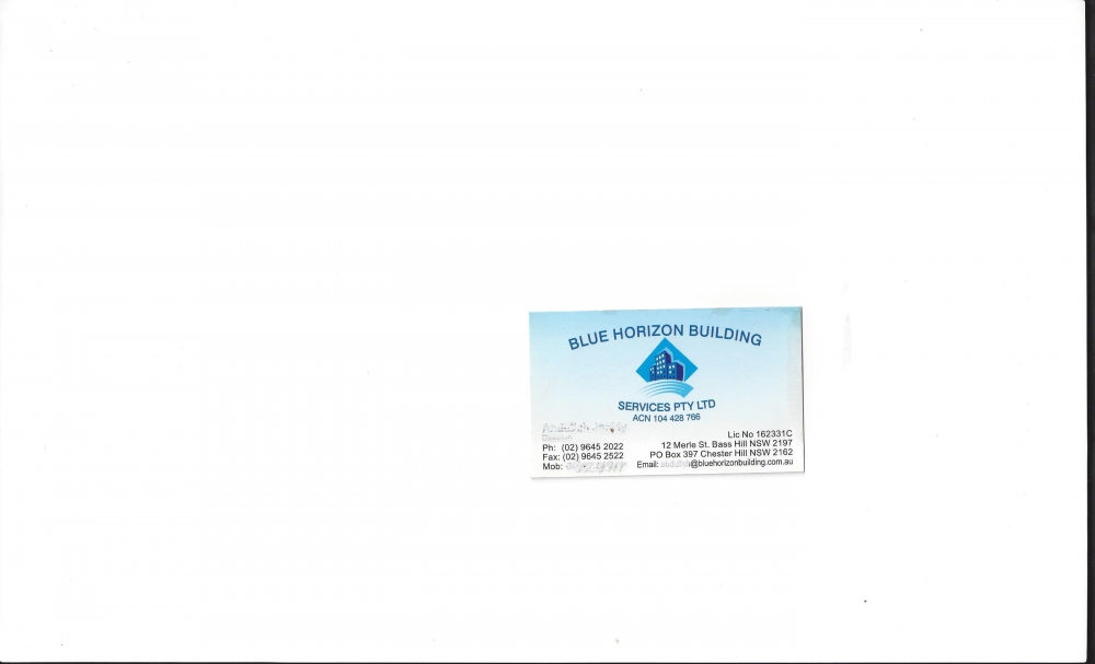 Blue Horizon Building Services PTY LTD Logo Design - 48hourslogo