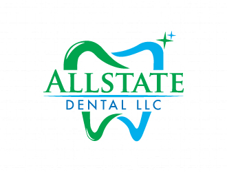 Allstate Dental LLC Logo Design - 48hourslogo