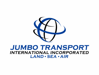 Jumbo Transport International Incorporated (Land Sea Air) Logo Design ...