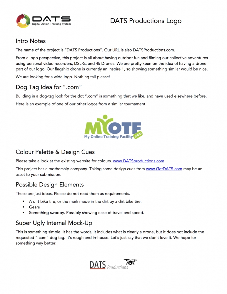 DATS Productions Logo Design - 48hourslogo