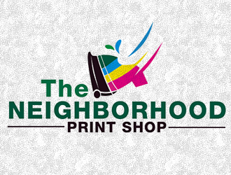 The Neighborhood Print Shop Logo Design - 48hourslogo