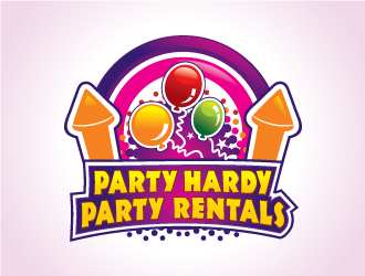Party Hardy Party Rentals logo design - 48HoursLogo.com