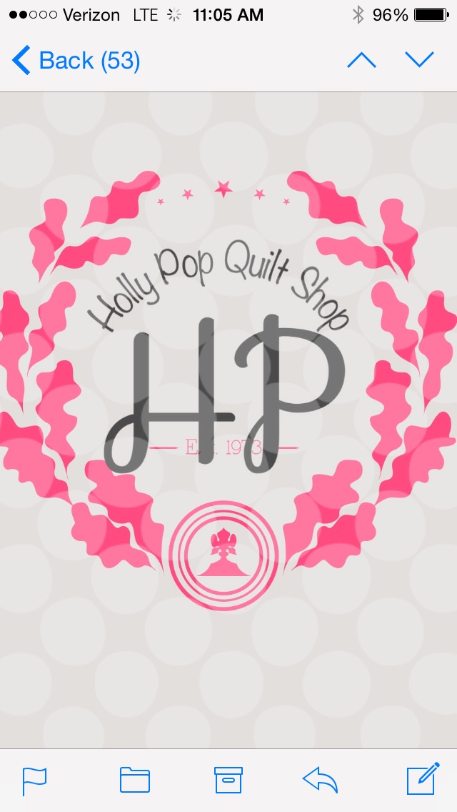 Holly Pop Quilt Shop, or Holly Pop, or HP Quilt Shop Logo Design ...