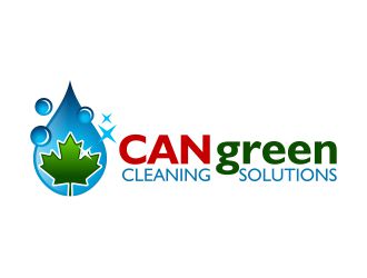CANgreen Cleaning Solutions Logo Design - 48hourslogo