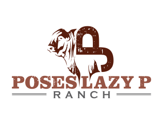 Poses Lazy P Ranch Logo Design - 48hourslogo