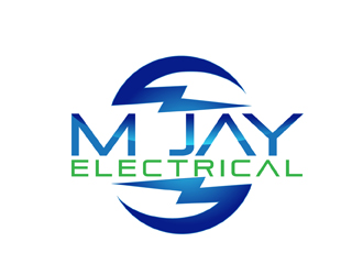 M Jay Electrical Logo Design - 48hourslogo