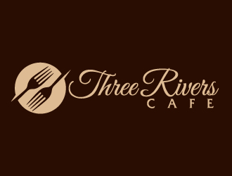 Three Rivers Cafe Logo Design - 48hourslogo