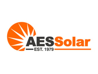 AES SOLAR Logo Design - 48hourslogo