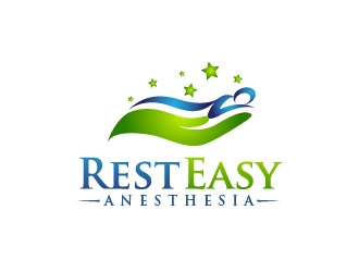 Rest Easy Anesthesia Logo Design - 48hourslogo