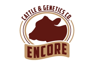 Encore Cattle & Genetics Co. Logo Design - 48hourslogo