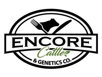 Encore Cattle & Genetics Co. Logo Design - 48hourslogo