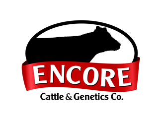 Encore Cattle & Genetics Co. Logo Design - 48hourslogo