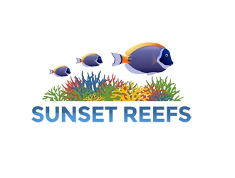 Sunset Reefs Logo Design - 48hourslogo