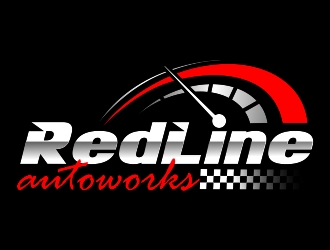 RedLine Autoworks Logo Design - 48hourslogo