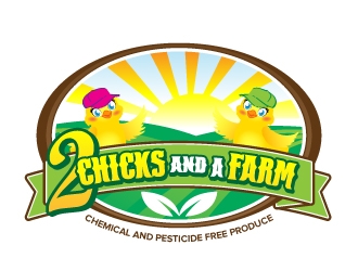 2 Chicks and a Farm Logo Design - 48hourslogo