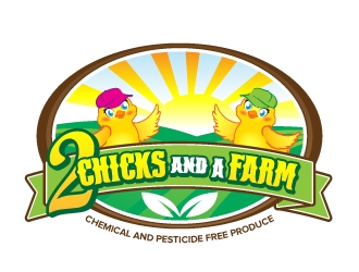 2 Chicks and a Farm Logo Design - 48hourslogo