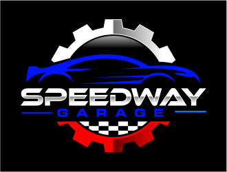 Speedway Garage Logo Design - 48hourslogo