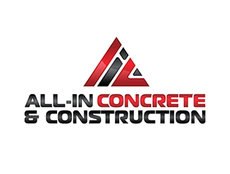 All-in Concrete & Construction Logo Design - 48hourslogo
