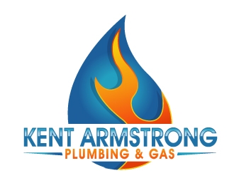 Kent Armstrong Plumbing & Gas Logo Design - 48hourslogo