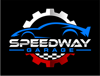 Speedway Garage Logo Design - 48hourslogo