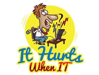 It Hurts When IT Logo Design - 48hourslogo