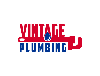 Vintage Plumbing Logo Design - 48hourslogo