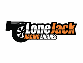 Lone Jack Racing Engines Logo Design - 48hourslogo
