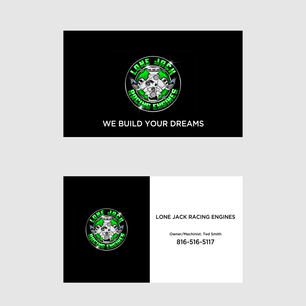 Lone Jack Racing Engines Digital Design - 48hourslogo