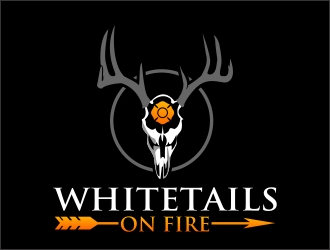 Whitetails On Fire Logo Design - 48hourslogo