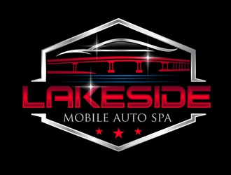 Lakeside Mobile Auto Spa Logo Design - 48hourslogo