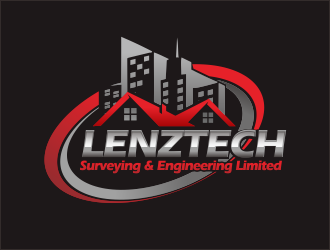 Lenztech Surveying and Engineering Limited Logo Design - 48hourslogo