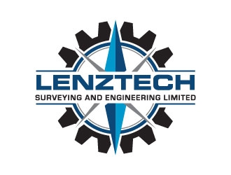 Lenztech Surveying and Engineering Limited Logo Design - 48hourslogo