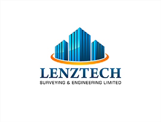 Lenztech Surveying and Engineering Limited Logo Design - 48hourslogo