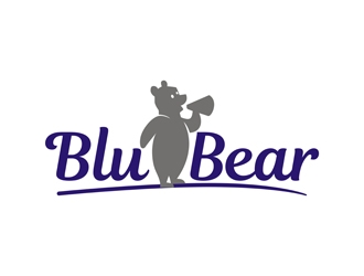 bluBear or blu Bear Logo Design - 48hourslogo
