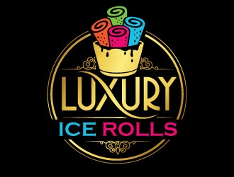 LUXURY ICE ROLLS Logo Design - 48hourslogo