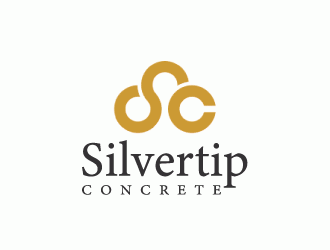 Silvertip Concrete Logo Design - 48hourslogo