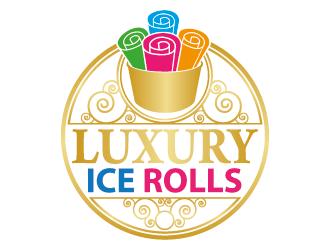 LUXURY ICE ROLLS Logo Design - 48hourslogo