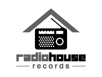 RadioHouse Records Logo Design - 48hourslogo