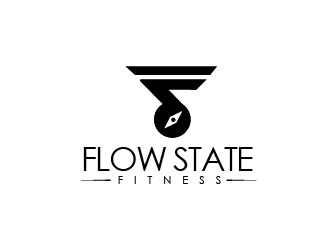 Flow State Fitness Logo Design - 48hourslogo