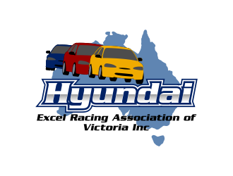 Hyundai Excel Racing Associaton of Victoria Inc Logo Design - 48hourslogo