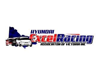 Hyundai Excel Racing Associaton of Victoria Inc Logo Design - 48hourslogo