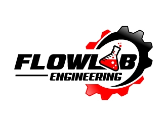 Flow Lab Engineering Logo Design - 48hourslogo