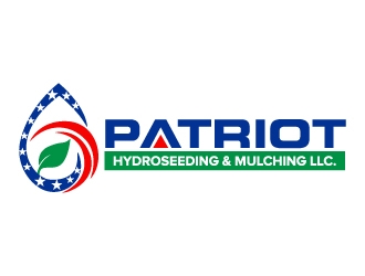 Patriot HydroSeeding & Mulching LLC. Logo Design - 48hourslogo