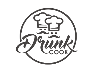 Drunk Cook Logo Design - 48hourslogo